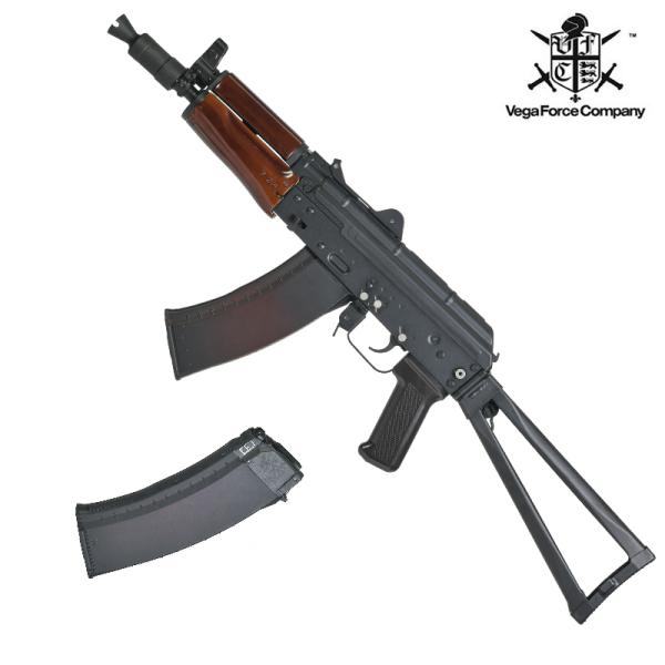 ●メーカー：VFC（ベガフォースカンパニー）（台湾）●モデル名：AKS74U GBB [VF2-AKS74U-BK81 ]+予備マガジン [VF9-MAG-AKS74UG40-BK01]セット●パワーソース：ガス●色：BK ブラック●全長：...
