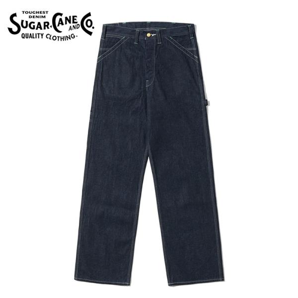 股上が深めで、ワタリから裾も太めのシルエットを持つ王道のワークパンツ。特筆すべきは腰ポケット部分で、向布は裾部分がふらし仕様となっており、内容物が落ちにくくなっている。袋地も底部分が通常の部分よりも28％打ち込みを上げ、当て布をすることなく...