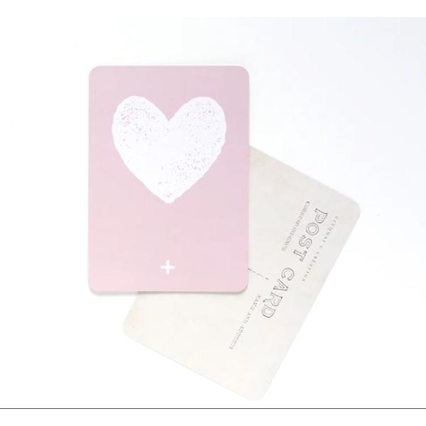 「coeur 」ROSE 　 /　ポストカード人生の小さな瞬間が思い出の中で大きな瞬間になるように、愛する人にカードを贈りましょう。CINQMAIのポストカードは、剛性の高い300グラムの紙にプロ品質の印刷で作られています。国立美術学校を卒...