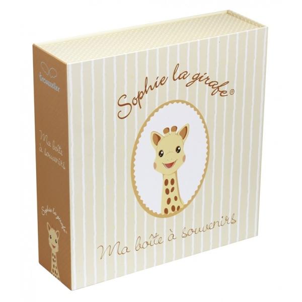 Keepsake Box Phosphorescent Sophie la Girafe Trousselierトラセリア オルゴール付 メモリアルボックス キープセイクボックス ソフィー・ラ・ジラフｆキリンのソフィーのとても可愛いメモリア...