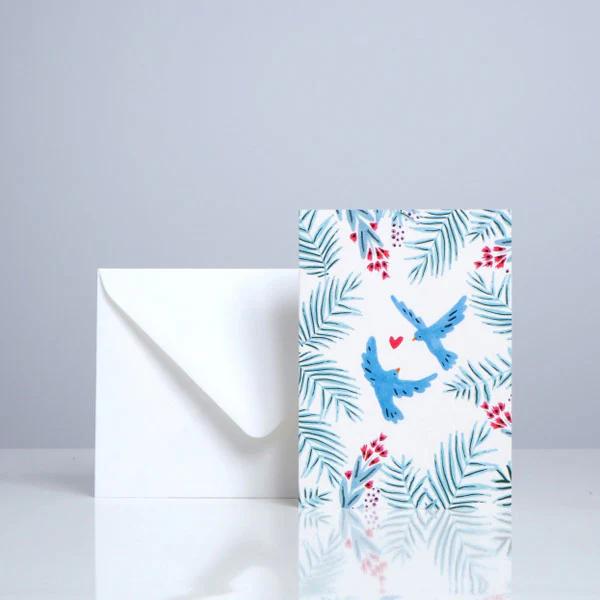 SEASON PAPER collection メッセージカード ＆ 封筒 /  Les Inseparables　幸運がそこにやってきていますかわいいカードでメッセージを送りませんか？シーズンペーパーのちょっぴりユニークなメッセージカード...