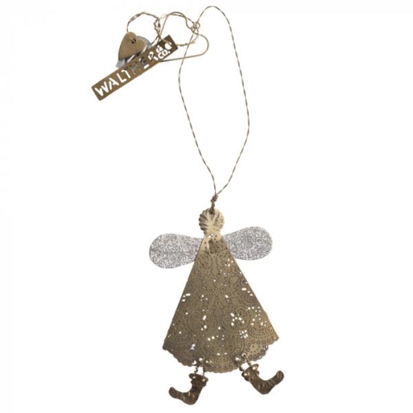 WALTHER&amp;Co. ANGEL　DRESSbrassのかがやくレースのドレスを着た天使。グリッターラメの羽もきらきらかがやいています。　アジアの神秘と伝統的な北欧のイメージがミックスされたデンマークのWalther&amp;co...