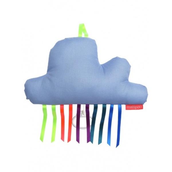 mellipou paris MUSIC BOX・オルゴール　雲　BLEU LAYETTE　ベイビーブルーフランス発mellipou。心地よい音色で赤ちゃんから大人まで楽しめるようにデザインされたオルゴール。カラフルなカラーや豊富なデザイン...