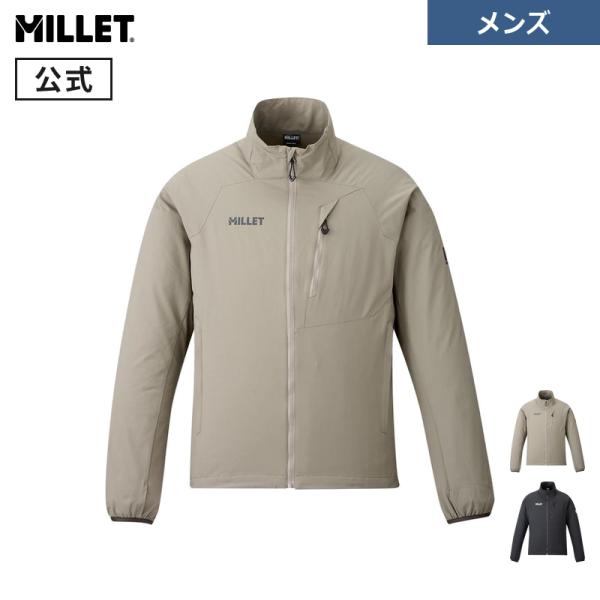 ストレッチ性に優れたスタンドカラーのソフトシェル26SS 26春夏 新作 new メンズ アウター・ジャケット ストレッチ ソフト 撥水性 軽量 登山ミレー Millet ビオナセ スタンド ジャケット MIV02168 メンズ 爆買