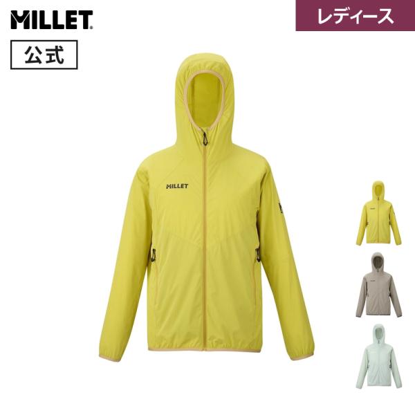 低山登山へ対応する防虫機能を備えた薄手フーディ26SS 26春夏 新作 new ウィメンズ アウター・ジャケット ストレッチ 耐久性 軽量 登山ミレー Millet インセクト バリヤー フーディ MIV02203  レディース爆買