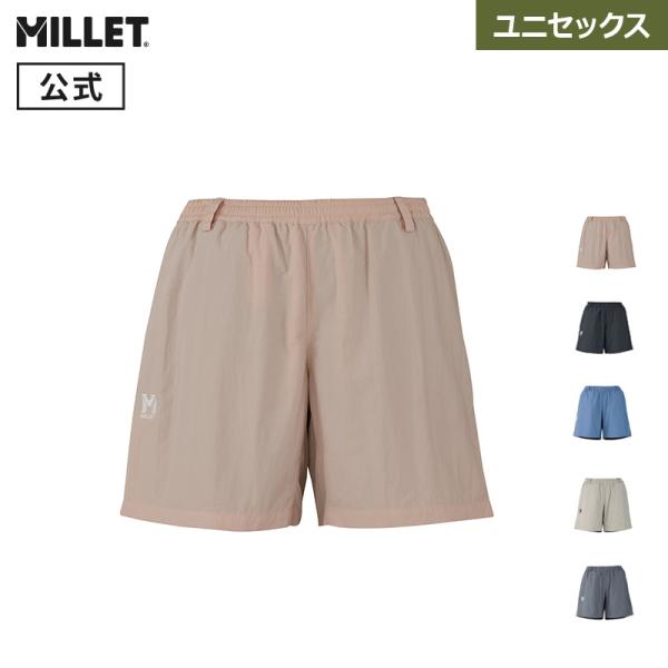 暑さを軽減する爽やかな履き心地とシルエットが魅力のナイロンショーツ25SS ライフスタイル 抗菌・消臭 撥水性 軽量 速乾性 パンツ・ショーツ メンズ 26SS 26春夏 新作 newミレー Millet ドライナイロン ショートパンツ 7...