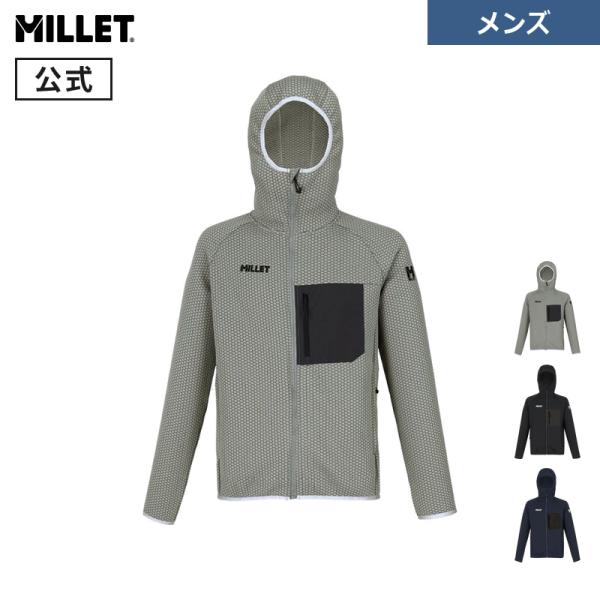 セネカ エアロ フーディ26FW 26秋冬 新作 new メンズ フリース・保温着 ストレッチ 通気性 アクティビティ 登山ミレー Millet セネカ エアロ フーディ MIV03274 メンズ