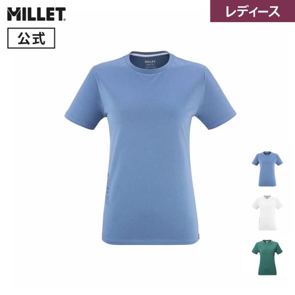 山にも街にもフィットするオーガニックコットンTシャツ25SS クライミング 直営店限定 ソフト Tシャツ・カットソーウィメンズ ウィメンズ ネコポス 26SS 26春夏 新作 newミレー Millet シャモニー フラワー ショートスリー...