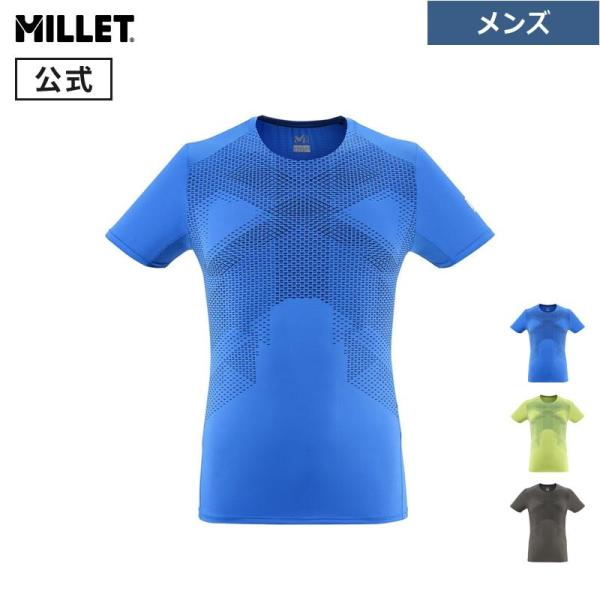 卓越した動きやすさと高い通気・速乾性を備えたトレイルランニング向け高機能TシャツTシャツ・カットソー アクティビティ メンズ ライフスタイル クライミング 登山 速乾性 通気性 UVカット トレイルラン 23SS 半袖ミレー Millet ...