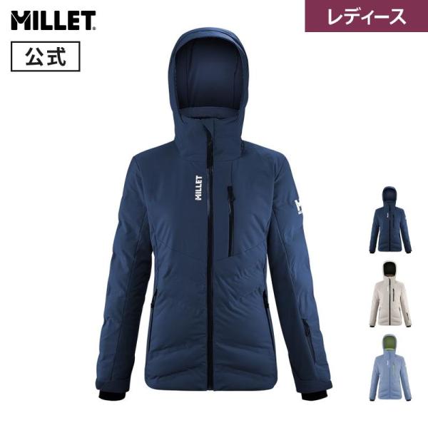 軽くて暖かなリサイクル中綿入り防水透湿スキージャケット23FW,アウター・ジャケット,アクティビティ,スキー,ウィメンズ,立体裁断,耐久性,撥水性,ストレッチ 登山 服装 秋 冬 20代 30代 40代 50代 24FWミレー Millet...