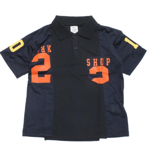 THE PARK SHOP ザ・パークショップ“ザ・パークショップ”のTENNIS PARK ポロシャツ・中心はカノコ、両サイドはメッシュで切り替えたテニスシャツ・清涼感があり通気性もよく、スポーティな雰囲気・ナンバリングデザインが目を惹く...