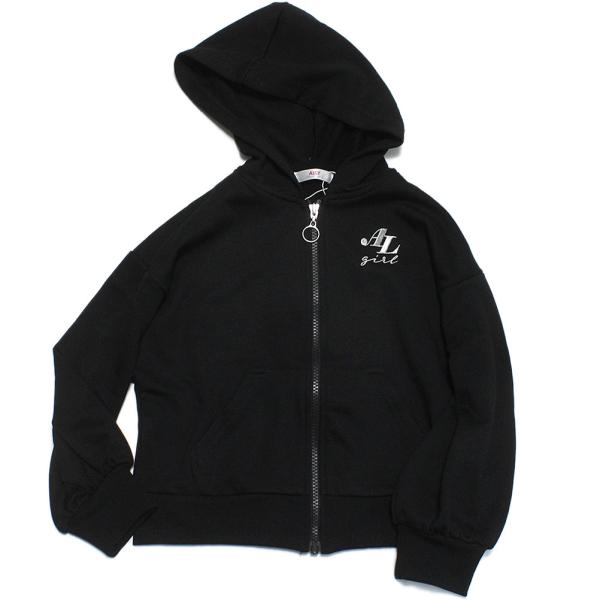 ALGY アルジー“アルジー”の裏毛ガーリーパーカー・肌触りのいい裏毛・ポケット付きで実用性抜群・ピンクのみラメ生地を使用・胸元の刺繍がポイント・様々なテイストに対応するシンプルなデザイン・ロングシーズン着用可能なアイテム関連キーワード:子...