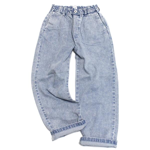 ARCH＆LINE アーチ＆ライン“アーチ＆ライン”のOG DENIM CREW パンツ・適度なハリ感のあるデニム生地を使用したクルーパンツ・デニムながらオーガニックコットンを使用し柔らかな穿き心地を実現・シーズン問わず着用可能な中肉厚な生...