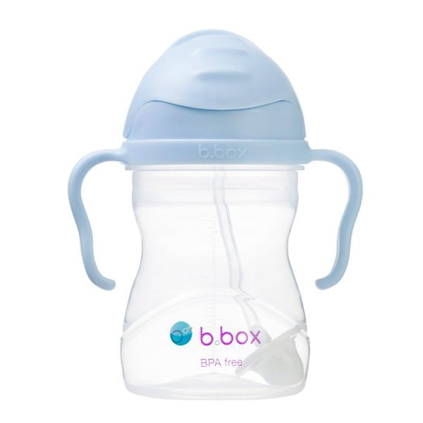 b.box ビーボックス“ビーボックス”のSippy カップ ジェラートシリーズ(240ml)・重りの付いたストローが中の液体と一緒に動くことにより、どんな姿勢でも最後まで飲むことが可能・赤ちゃんが持ちやすいグリップ設計・ストローはスリット...