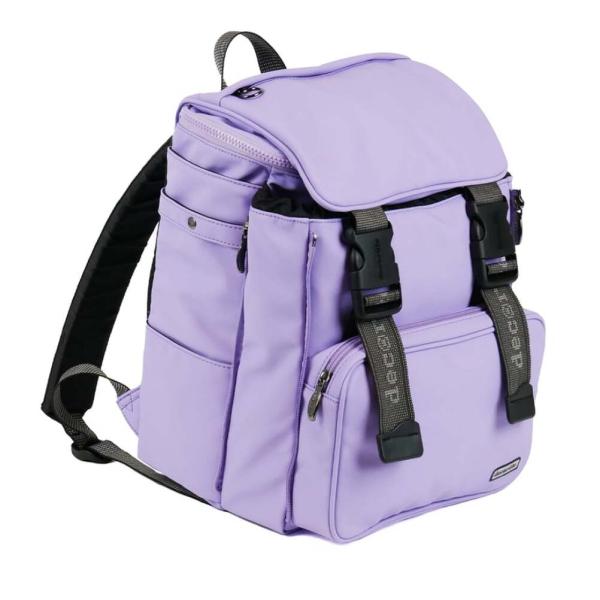 decorate デコレート“デコレート”のChamie(チャミー）・ぺールトーンのカラーバリエーションが魅力・メイン素材の合成皮革でタフな素材を採用・A4サイズ対応で通学や習い事などにも便利・メインポケットにはタブレットスリーブを完備・サ...