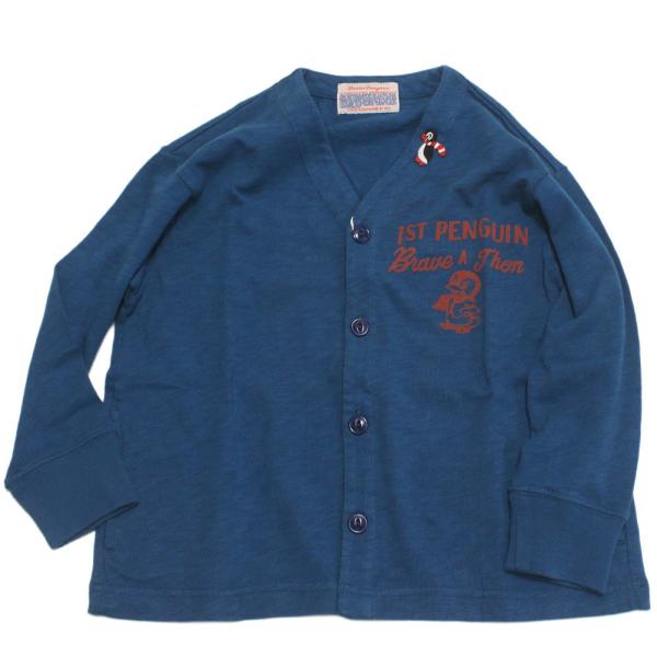 DENIM DUNGAREE デニムアンドダンガリー“デニムアンドダンガリー”のテンジク PENNIE カーディガン・毎年人気の1stペンギンシシリーズ・お馴染みの1stペンギンのVネックカーディガン・襟元と左後ろにペンギンのワッペンをプラ...
