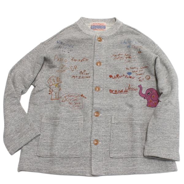 DENIM DUNGAREE デニムアンドダンガリー“デニムアンドダンガリー”のウラケ ラクガキ JK・ロングシーズン活躍する裏毛カーディガン・トンプキン編み機を使用したふっくら柔らかい裏毛を採用・一般的な編み機より10倍以上の時間をかけて...