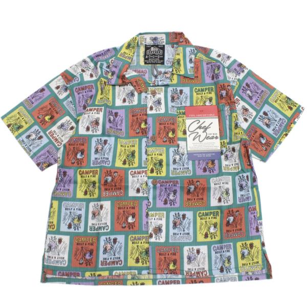 F.O.KIDS エフオーキッズ“エフオーキッズ”のオープンカラーシャツ・暑い日に着たくなるカラフルな総柄の半袖シャツ・柄が異なる豊富なカラー展開もポイント・暑い日でも快適な薄手の綿生地を使用・すっきりとした印象のVネックデザイン関連キーワ...