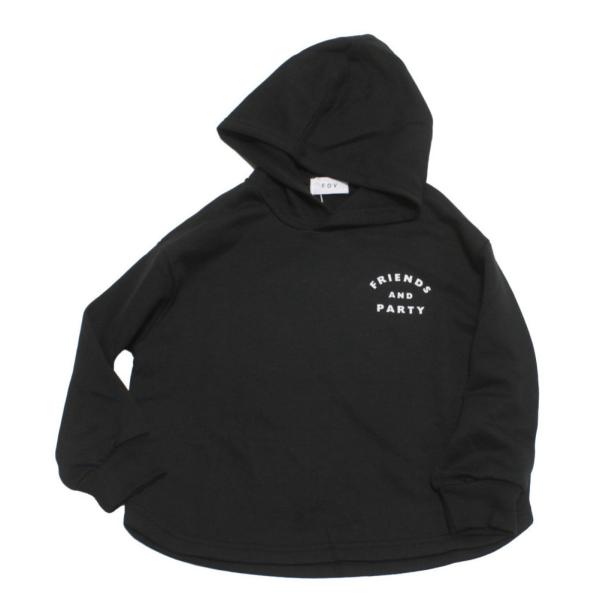 FOV フォブ“フォブ”のFRIENDS パーカー・モンスターたちのイラストを配したバックプリント・ポリエステル混の裏毛を採用・適度な厚みでロングシーズン活躍・リラックス感のあるワイドシルエットmodelアイボリー　118cm / M(11...