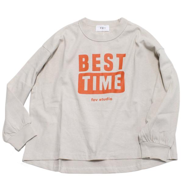 FOV フォブ“フォブ”のBESTTIMEL/STシャツ・カラフルなボックスプリントが目を惹く1枚・着心地柔らかな天竺素材・ゆったりとしたワイドデザインWH / 107cm / 16kg / M(110-120)サイズ着用SD / 115c...