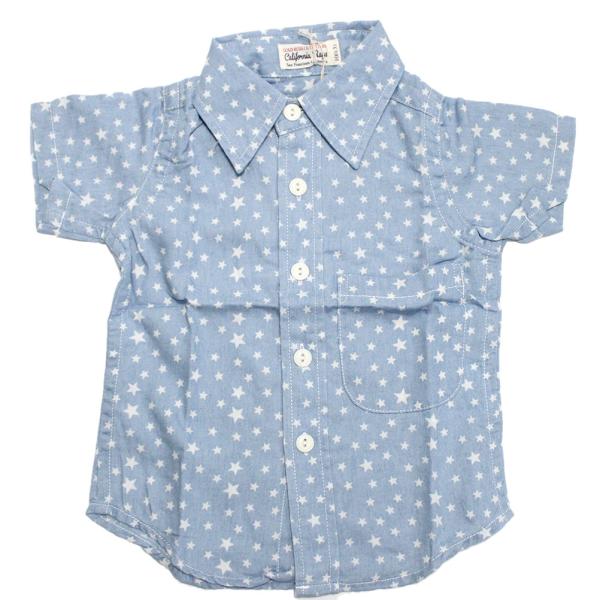 GOLD RUSH OUTFITTERS ゴールドラッシュアウトフィッターズ“ゴールドラッシュアウトフィッターズ”のプリントシャンブレーシャツ・着心地柔らかなシャンブレー素材・柄の異なる総柄デザインが印象的・前タテはボタンで開閉が可能・胸元...