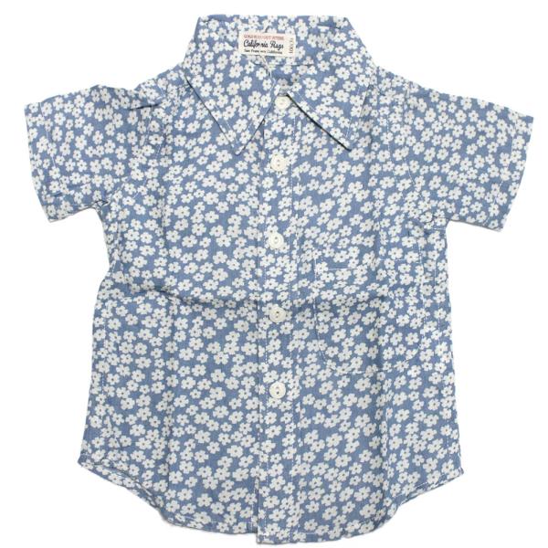 GOLD RUSH OUTFITTERS ゴールドラッシュアウトフィッターズ“ゴールドラッシュアウトフィッターズ”のプリントシャンブレーシャツ・着心地柔らかなシャンブレー素材・柄の異なる総柄デザインが印象的・前タテはボタンで開閉が可能・胸元...