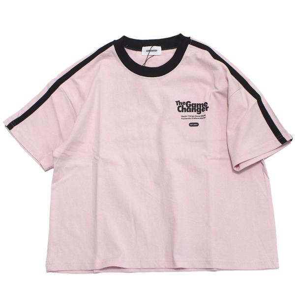 GENERATOR ジェネレーター“ジェネレーター”のGAME CHANGER Tシャツ・肩にラインテープをプラス・スポーティな印象のプリントTシャツ・ボディはオーバーサイズシルエット・ゆったりラフな着こなしが可能・生地は綿の20/-OEカ...