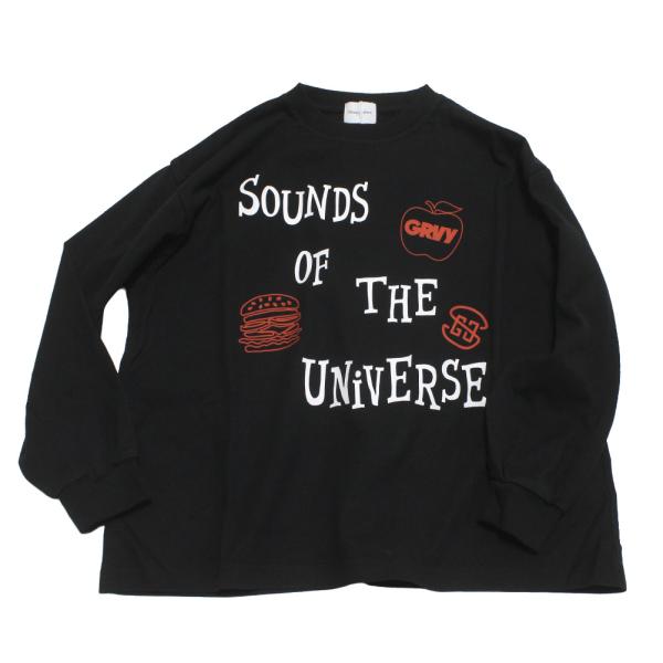 GROOVY COLORS グルーヴィーカラーズ“グルーヴィーカラーズ”のテンジク SOUNDS OVER SIZED L/S TEE・グルーヴィー定番型より少し大きめのオーバーサイズシルエット・肌なじみのいい40/2天竺素材を採用・フロン...