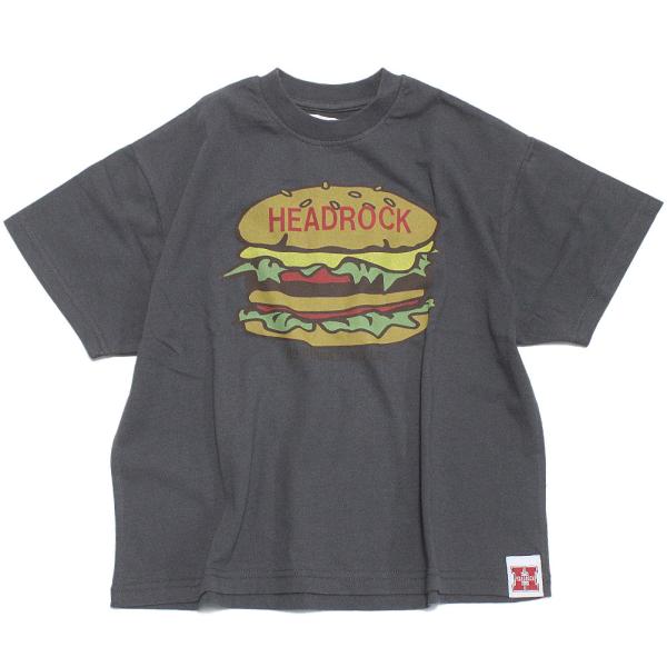 HEAD ROCK ヘッドロック“ヘッドロック”のHAMBURGER BIGTシャツ・フロントにハンバーガーをプリント・色使いがコーデのポイントになるデザイン・カジュアルな着こなしにマッチするオーバーサイズシルエット・天竺素材を使用しストレ...