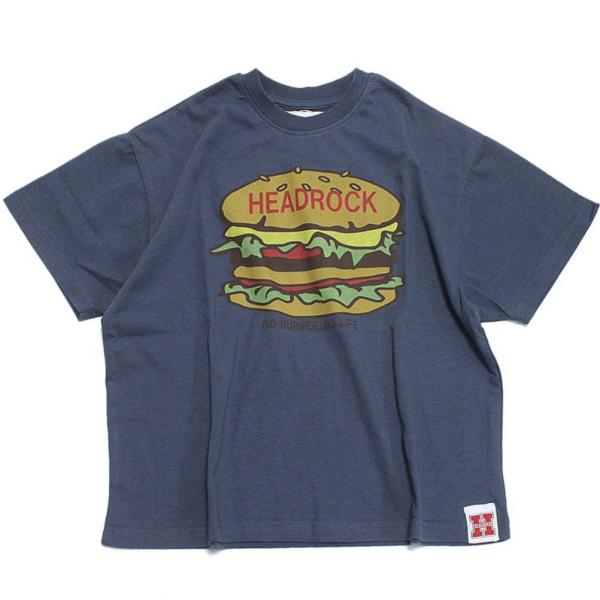 HEAD ROCK ヘッドロック“ヘッドロック”のHAMBURGER BIGTシャツ・フロントにハンバーガーをプリント・色使いがコーデのポイントになるデザイン・カジュアルな着こなしにマッチするオーバーサイズシルエット・天竺素材を使用しストレ...