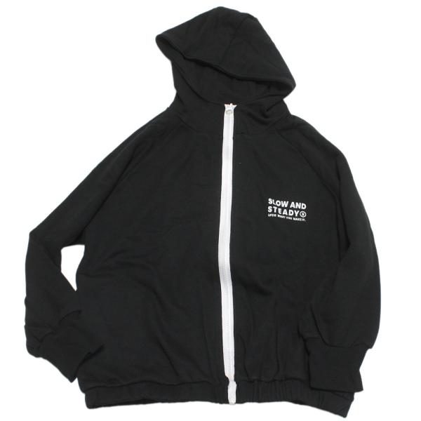 JEANS.B ジーンズベー“ジーンズベー”のジップ パーカー・ロングシーズン活躍する裏毛素材のジップパーカー・胸元にプリントを配したシンプルなデザイン・リブ切替の袖口と、裾はゴム入りで洗練されたシルエット・jsb351161のパンツとセッ...