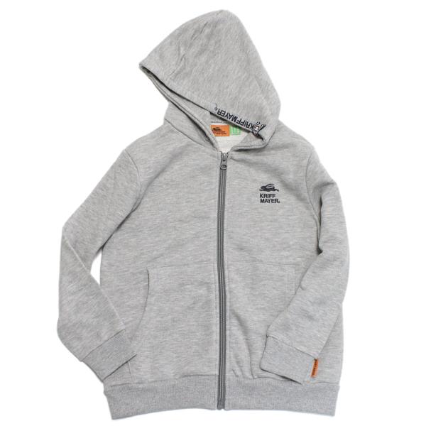 KRIFF MAYER クリフメイヤー“クリフメイヤー”の刺繍パーカー・軽やかな裏毛素材を採用・胸元のラビット刺繍とフードの刺繍がポイント・前タテはジップアップ仕様・ポケット付きでデイリー使いにおすすめ関連キーワード:子供服 キッズ 男の子...
