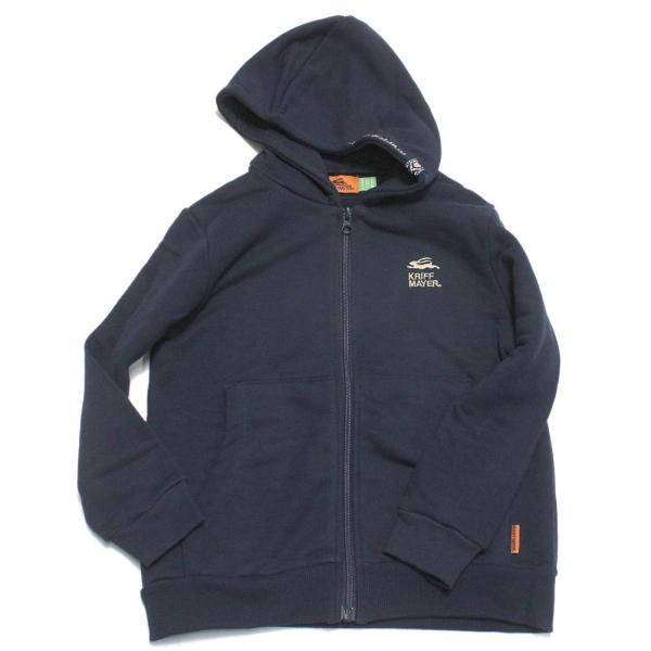 KRIFF MAYER クリフメイヤー“クリフメイヤー”の刺繍パーカー・軽やかな裏毛素材を採用・胸元のラビット刺繍とフードの刺繍がポイント・前タテはジップアップ仕様・ポケット付きでデイリー使いにおすすめ関連キーワード:子供服 キッズ 男の子...