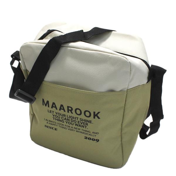 maarook マルーク“マルーク”のノベルティ保冷温バイカラーショルダーバック≪税込11,000円以上≫・お子様から大人まで使えるサイズ・保冷温機能つきのショルダーバック・バイカラーデザイン※マルークの商品を金額以上ご購入でのお渡しとなり...