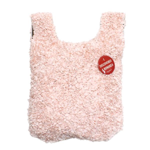 MARET マレ“マレ”の謎モアモアバック・シンプルなスタイルのアクセントにおすすめ・フリル生地の個性的なバック・『思いがけない幸運を発見！』・メッセージ入りの缶バッジをセットに◎・同素材で作ったボレロ（mre25a24）も展開関連キーワー...