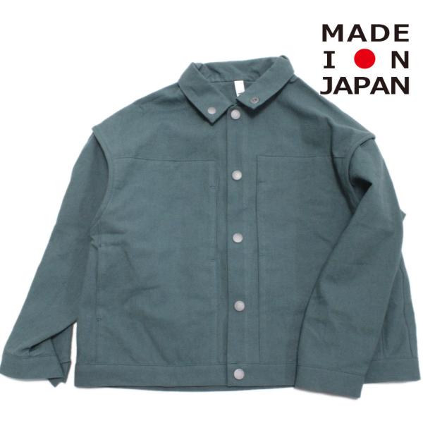 MOUN TEN. マウンテン“マウンテン”のC/L work ブルゾン・着回しやすいカジュアルなジャケット・フロントの大きなポケットがポイント◎・ポケットは胸とサイドにポケット口あり・前タテはスナップボタン仕様でお子様でも簡単に着脱可能・...