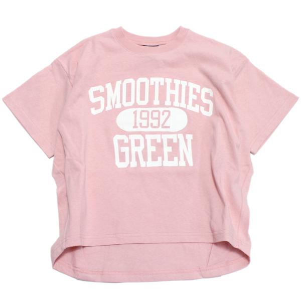 NEEDLE WORKS ニードルワークス“ニードルワークス”のSMOOTHIES Tシャツ・軽やかな着心地のコットン素材・ゆるっと丸みのあるバルーンシルエットのアイテム・グラフィックプリントが印象的なデザイン。関連キーワード:子供服 キッ...