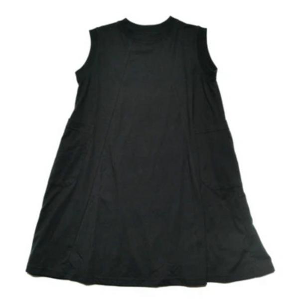 NEEDLE WORKS ニードルワークス“ニードルワークス”のT/C天竺シンプルワンピース・快適な着用感のT/C天竺素材・無駄のないシンプルなデザイン・子供サイズはミモレ丈で動きやすい・大人サイズはロング丈で上品な印象に・レイヤードコーデ...