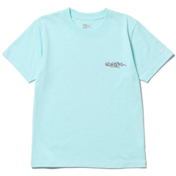 NEW ERA KIDS ニューエラキッズ“ニューエラキッズ”のYOUTH  TAGGING LOGO SS CT TEE・軽やかなコットン天竺・ラクガキ風のデザインが印象的・バックプリントがインパクト大・1枚でサマになるアイテムです関連キ...