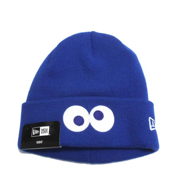 NEW ERA KIDS ニューエラキッズ“ニューエラキッズ”のKIDS BC SESAME FACE KINT CAP(クッキーモンスター)・セサミストリートとのコラボアイテム・人気キャラクターのクッキーモンスターの顔を刺繍・シルエットは...