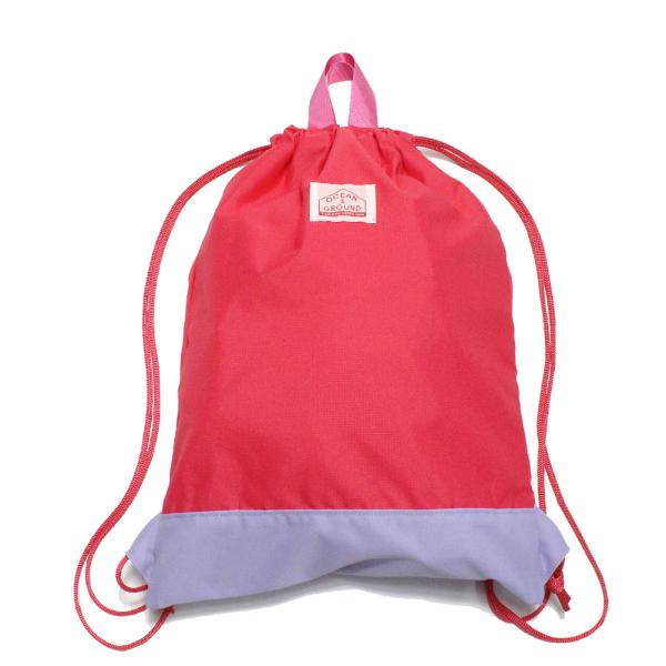 Ocean＆Ground（GOODS） オーシャン＆グラウンドグッズ“オーシャン＆グラウンドグッズ”のCAMP DAY ナップサック・カラー豊富でデイリーに使いやすいナップサック・通園通学はもちろん、習い事にもおすすめ◎・軽量で耐久性に優れ...