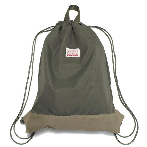 Ocean＆Ground（GOODS） オーシャン＆グラウンドグッズ“オーシャン＆グラウンドグッズ”のCAMP DAY ナップサック・カラー豊富でデイリーに使いやすいナップサック・通園通学はもちろん、習い事にもおすすめ◎・軽量で耐久性に優れ...