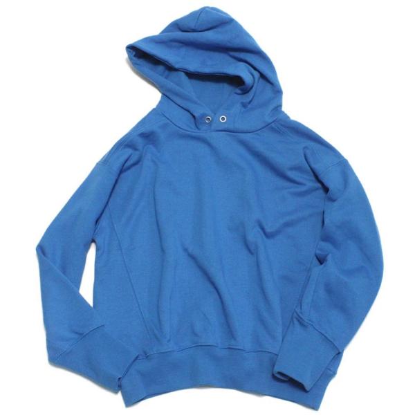 Ocean＆Ground オーシャン＆グラウンド“オーシャン＆グラウンド”のパズルワイドパーカー・身頃と袖口に入れた斜めのカットワークが印象的・ゆったりと着れるドロップショルダーのワイドパーカー・シンプルで着回しやすいデザイン・柔らかく着心...