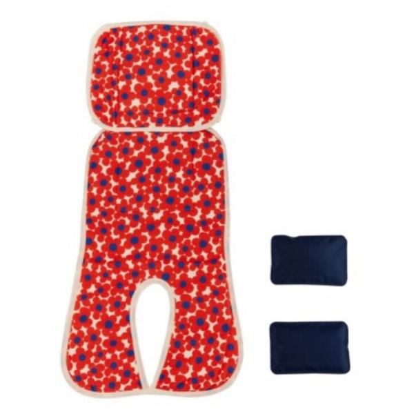 Ocean＆Ground（GOODS） オーシャン＆グラウンドグッズ“オーシャン＆グラウンドグッズ”のソウガラベビーカー冷え冷えシート・暑い季節のおでかけに便利なベビーカーシート・背中に当たる保冷剤でクールダウン・付属の保冷剤は水で冷やせば...