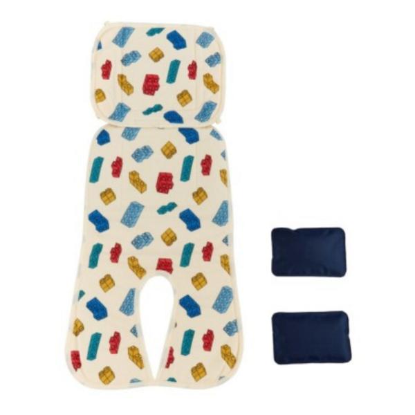 Ocean＆Ground（GOODS） オーシャン＆グラウンドグッズ“オーシャン＆グラウンドグッズ”のソウガラベビーカー冷え冷えシート・暑い季節のおでかけに便利なベビーカーシート・背中に当たる保冷剤でクールダウン・付属の保冷剤は水で冷やせば...