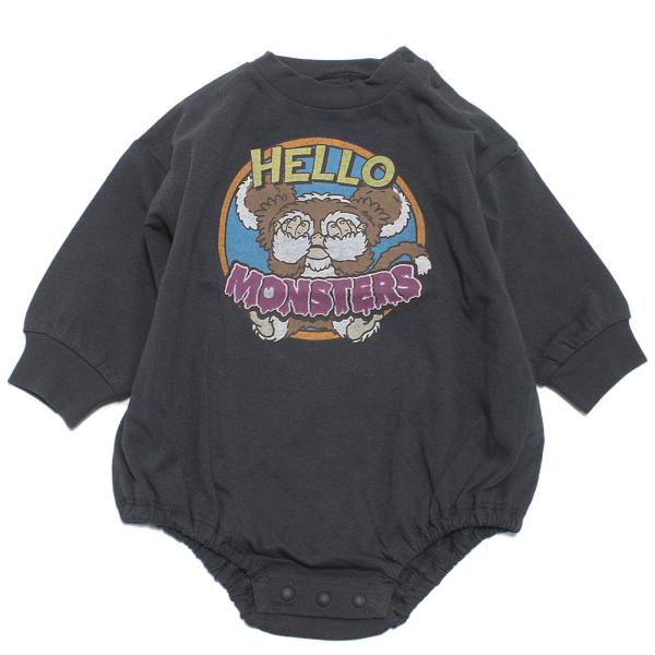 Ocean＆Ground オーシャン＆グラウンド“オーシャン＆グラウンド”のHELLO MONSTERプリントボディシャツ・ポップなキャラクタープリントが目を惹くボディシャツ・ロングシーズン着用できるコットン天竺ボディ・首元と股下はスナップ...