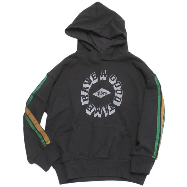 Ocean＆Ground オーシャン＆グラウンド“オーシャン＆グラウンド”のラインフードスウェット・着心地の良いコットン裏毛素材・ラインがアクセントになったラインパーカー・フロントにはカンガルーポケット付き・カジュアルに使いやすいデザイン関...