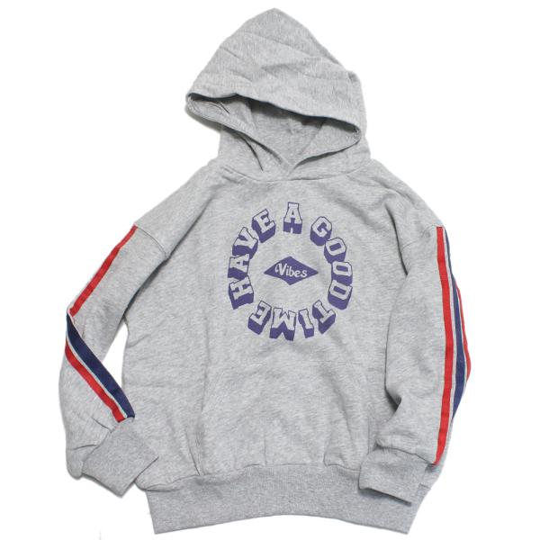 Ocean＆Ground オーシャン＆グラウンド“オーシャン＆グラウンド”のラインフードスウェット・着心地の良いコットン裏毛素材・ラインがアクセントになったラインパーカー・フロントにはカンガルーポケット付き・カジュアルに使いやすいデザイン関...