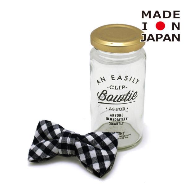 SMOOTHY スムージー“スムージー”の【入学・卒業】ギンガム＆ストライプクリップタイ・フォーマルシーンにオススメの定番アイテム・ワンタッチで取り外しができるクリップタイ仕様・インテリアとしても飾っておけるオリジナル瓶付き■modelhe...