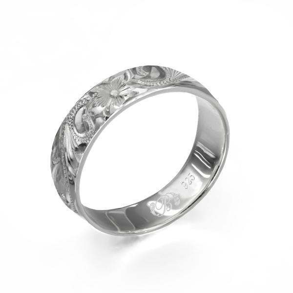 お問合せ品番：SB4A-E15◆商品名シルバー925 バレル 幅4mm 厚み1.5mm スクロール ノーエッジ リング◆こちらはオーダーメイド商品です入金確認後に、ハワイの工房に製作を依頼する受注生産の商品です。ご注文後のキャンセルは出来ま...